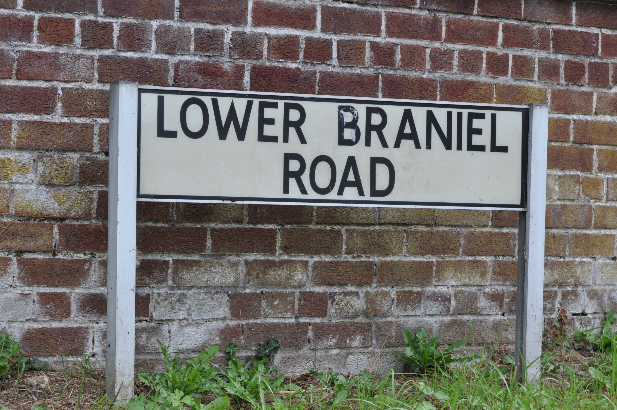 Lower Braniel Road sign – Townlands of Ulster